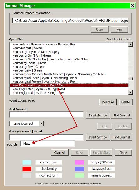 Edittools: The Journals Macro